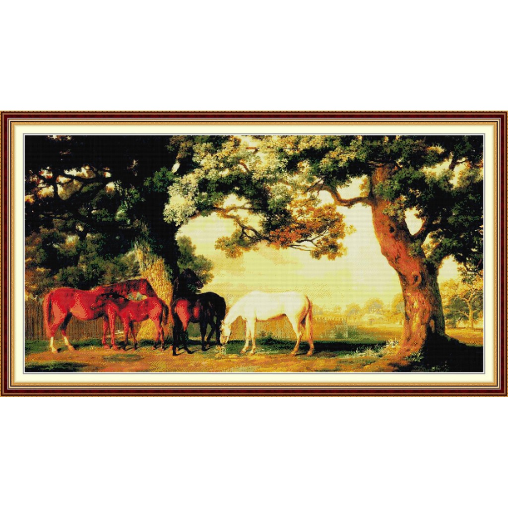 Joy Sunday Stamped Cross Stitch Ktis DMC Threads Chinese Cross Stitch ...