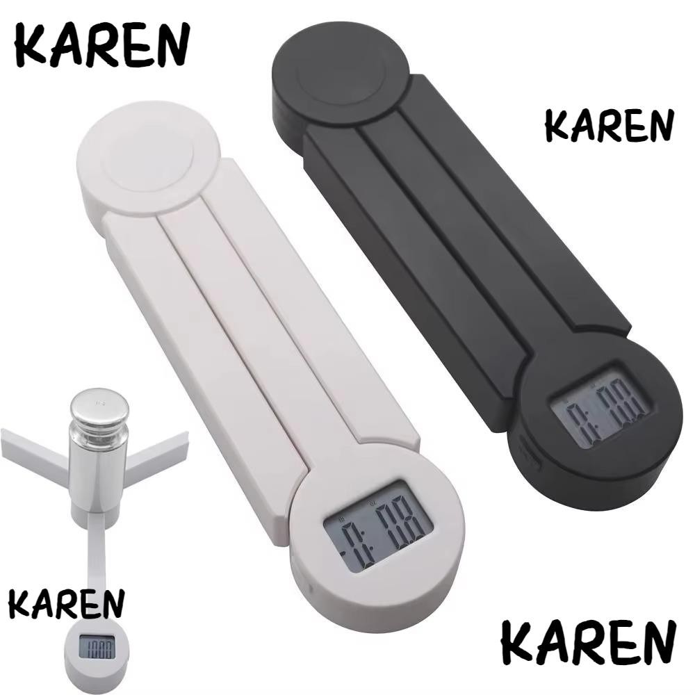 KARENGOODS Folding Digital Kitchen Scale, Small Highly Accurate Food ...