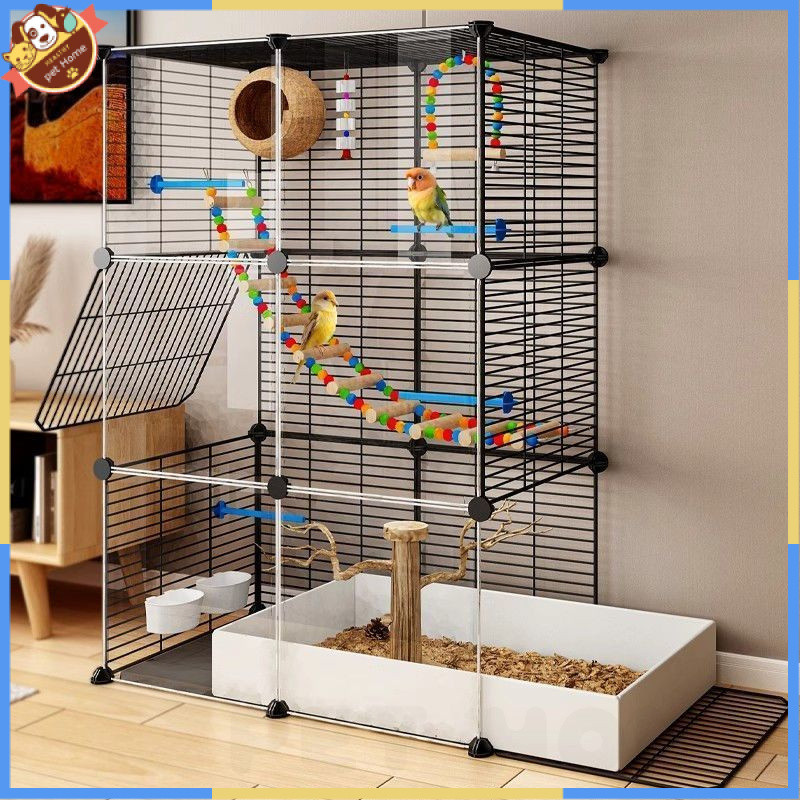 Ecological Birdcage Household Indoor Large Splash-Proof Parrot Cage ...