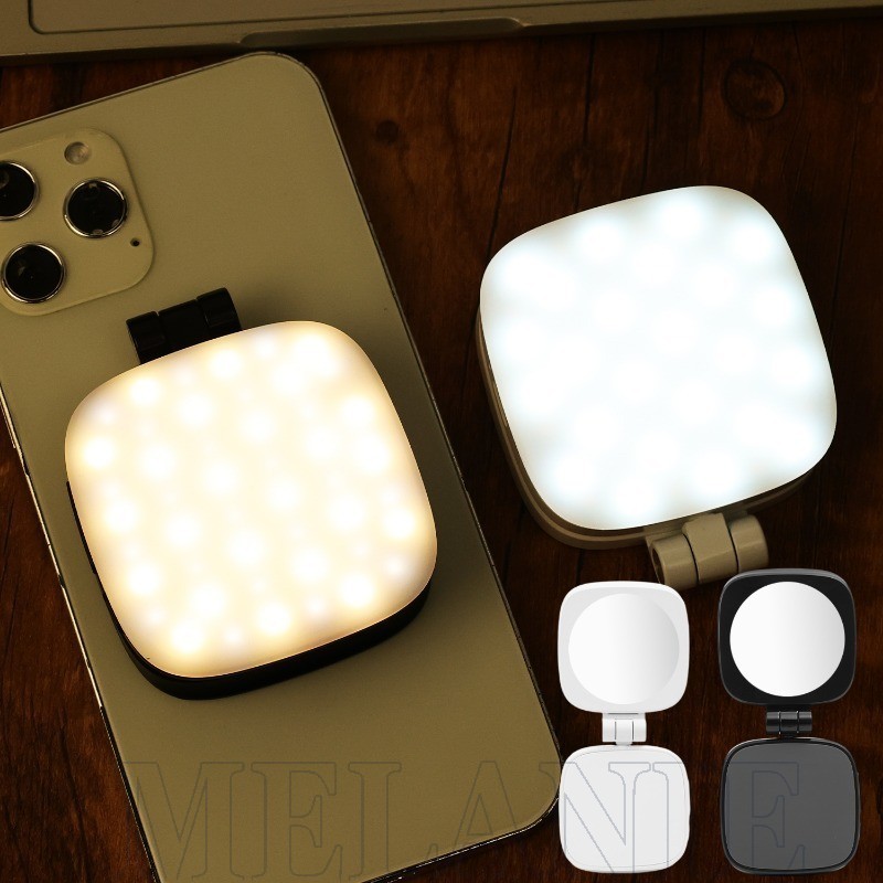 LED Magnet Selfie Fill Light - Photography Makeup Lamp - Mobile Phone ...