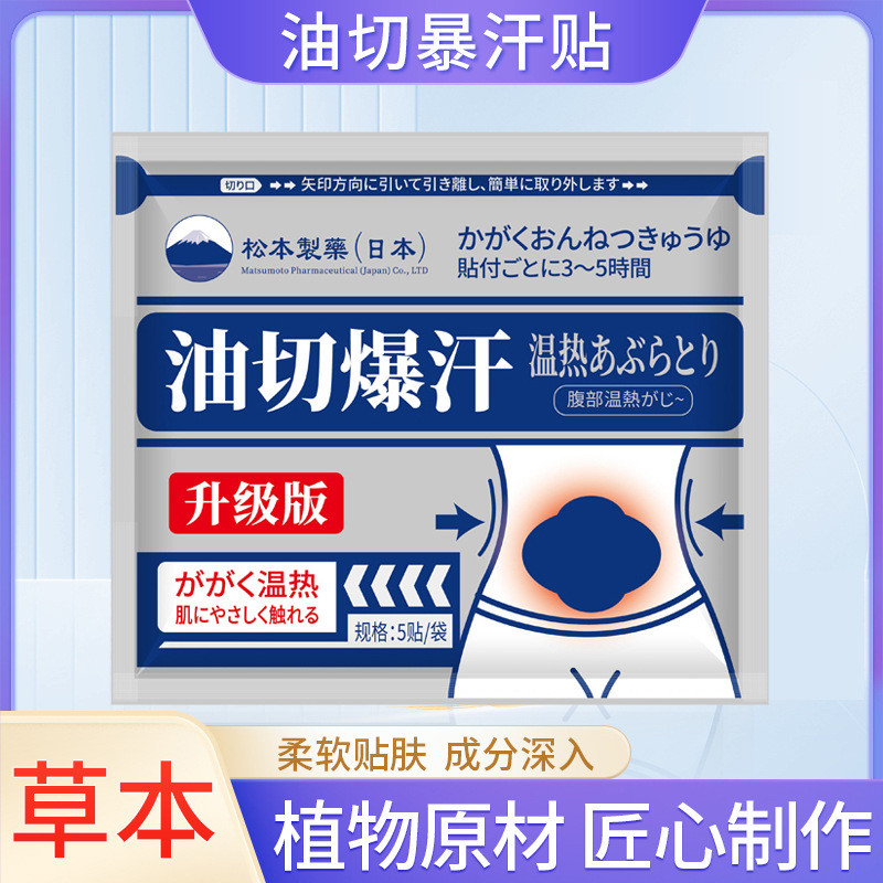 Matsumoto Made Wormwood Stickers Fiber Posture Stickers Belly Button ...