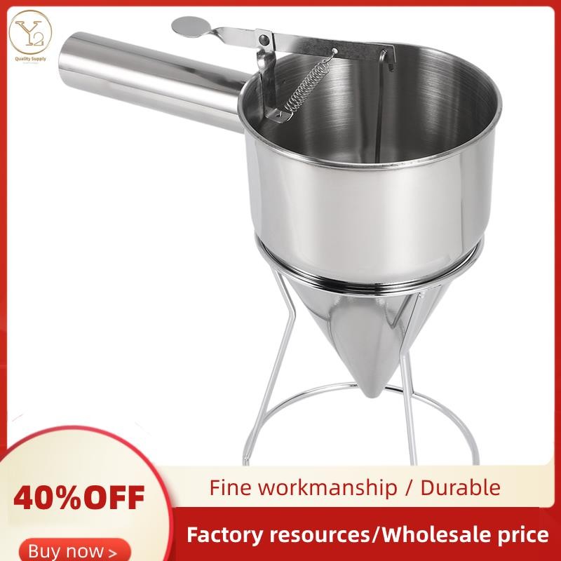 Stainless Steel Hand-Held Funnel Dispenser Octopus Pellets Funnel Tool ...