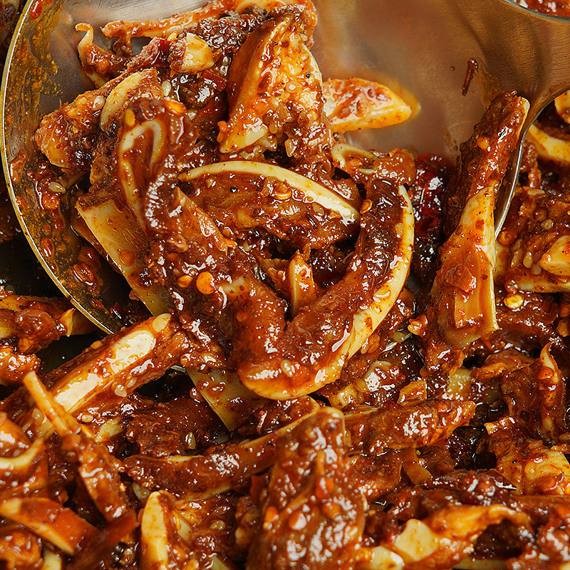 Spicy Pork Crispy Bone 120g Barbecue Pork Cartilage Snacks Instant ...