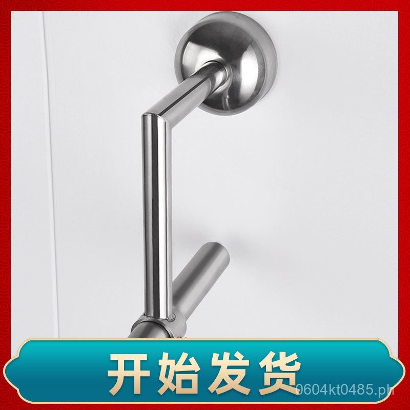 Side-Mounted Gypsum Board Fixed Clothes Drying Rod Ceiling Permanent ...