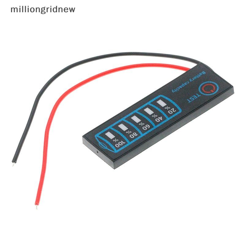[milliongridnew] Dc5v 30v Battery Level Indicator Phosphate Lead Acid Battery Capacity Display