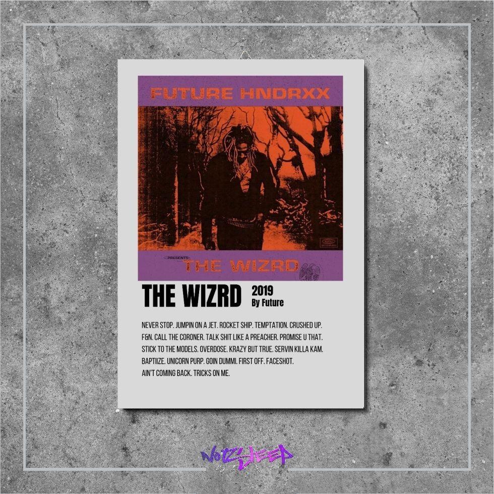 Wooden poster Album cover music and judu of The Wizrd by Future song ...