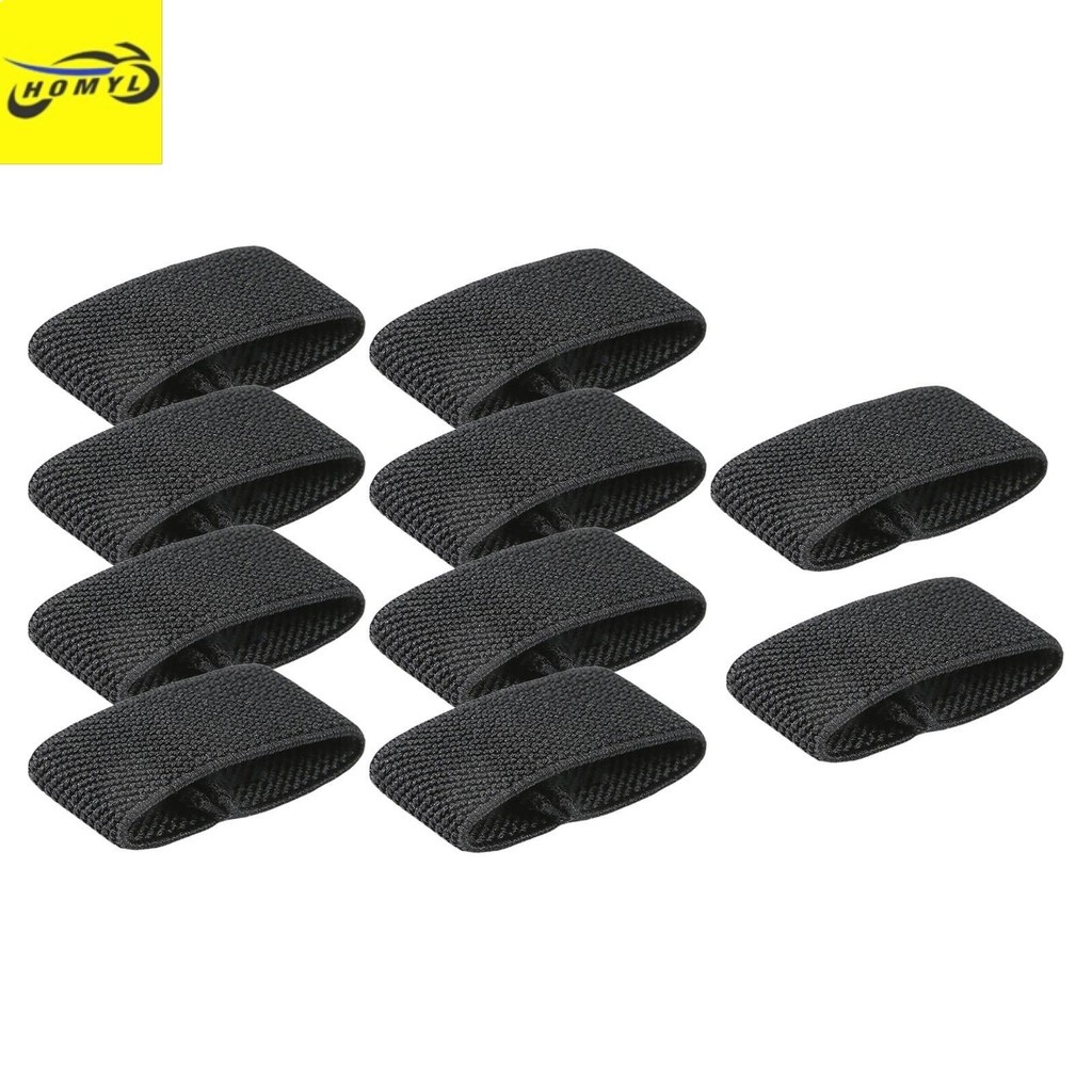 10x Elastic Belt Keepers Belt Rings Accessories Backpacking Nylon for ...