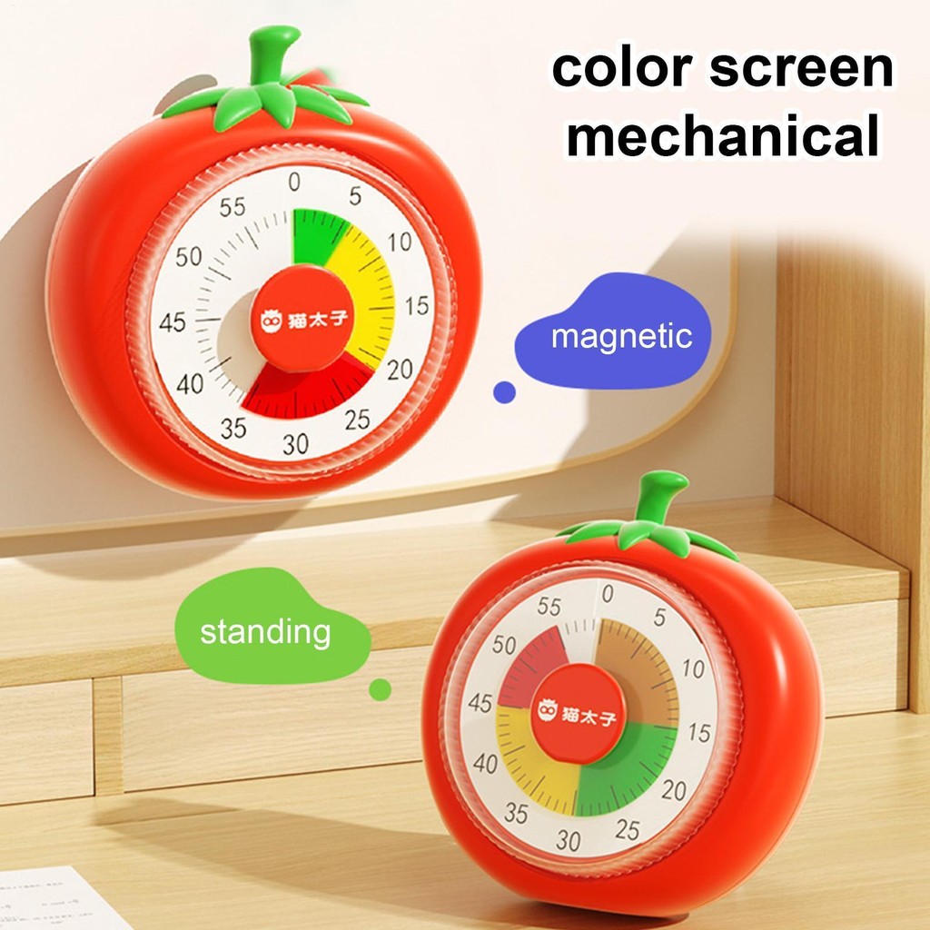 60-minute Visual Countdown Timer With Fruit Design 1 Hour Mechanical ...