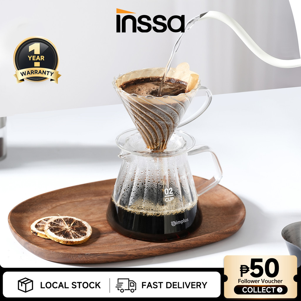 INSSA X Simplus Pour Over Coffee Maker V60 Coffee Dripper High ...