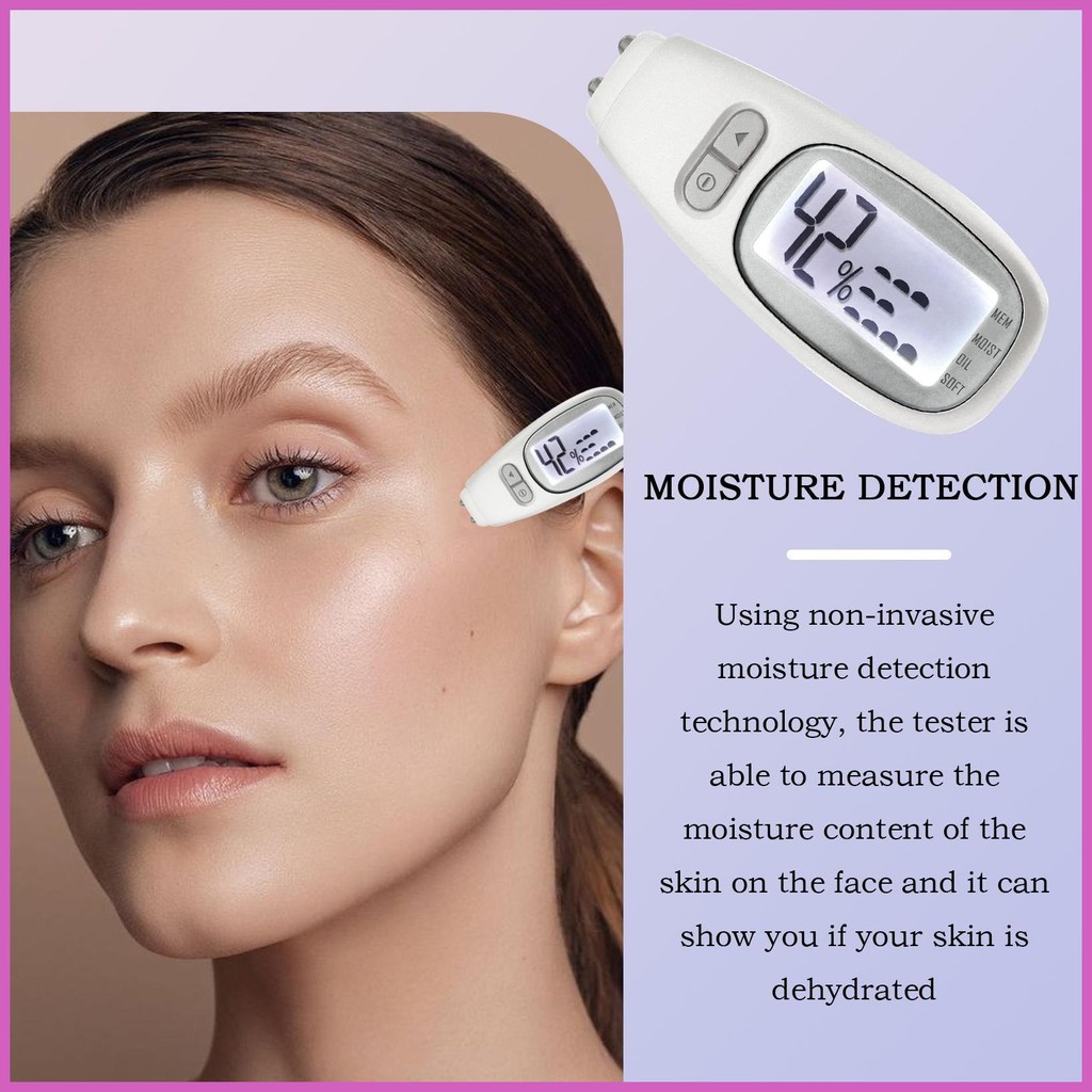 Skin Tester Analyzer Facial Hydration Corneometer With LCD Display ...