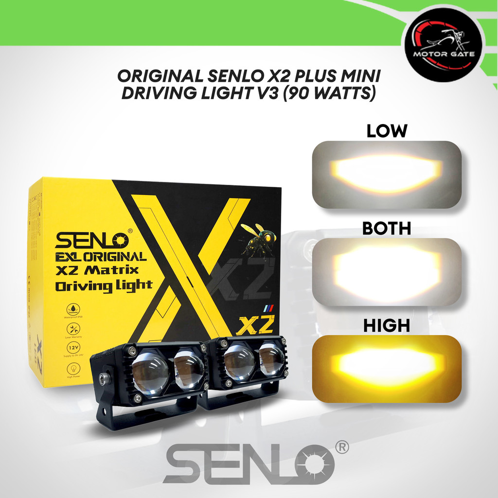 Original Senlo X2 PLUS V3 Series Premium Mini Driving Light for ...