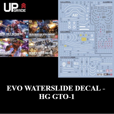EVO Waterslide Decal HG 1/144 GTO Gundam The Origin Zaku/Gouf/Bugu/Waff ...