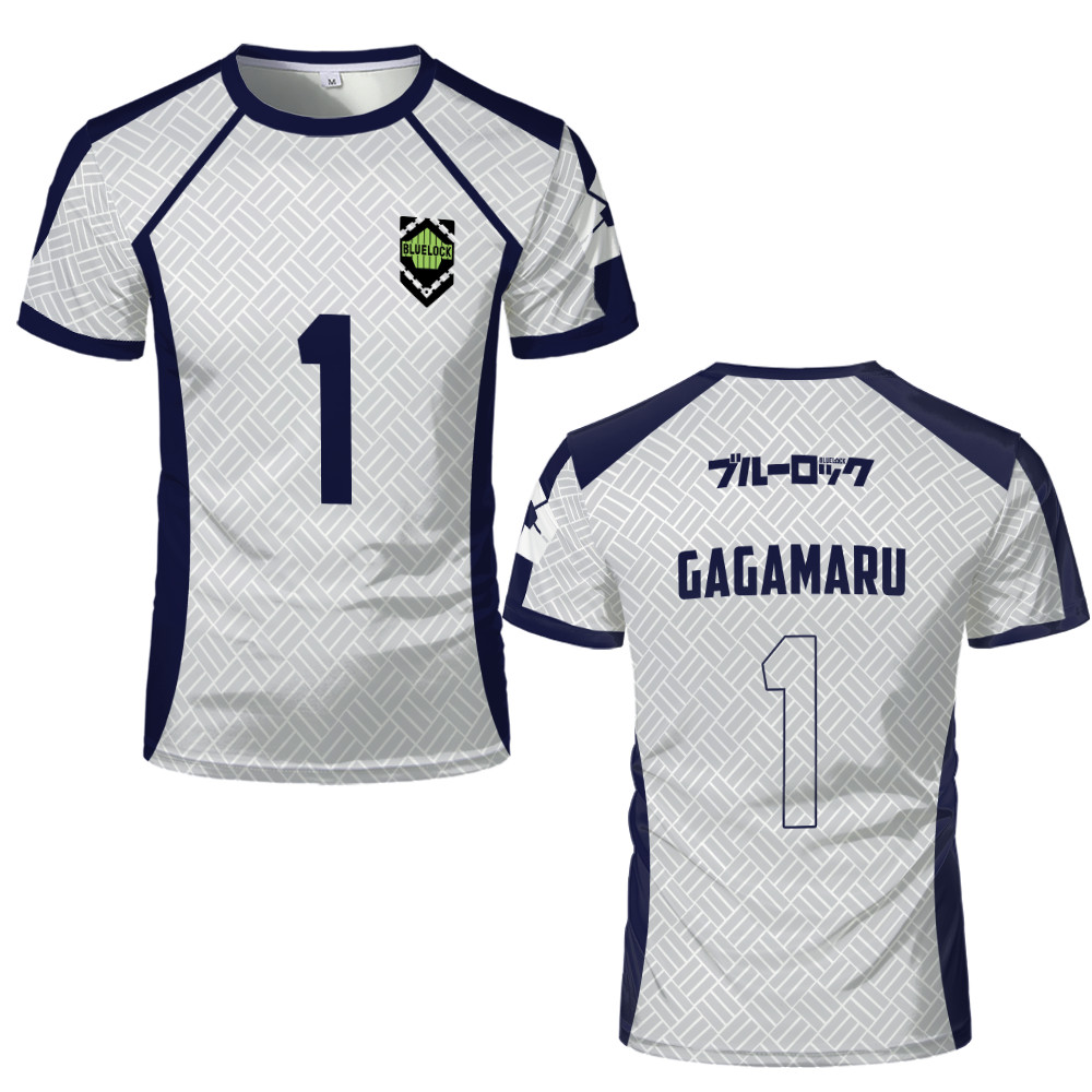 Anime Blue Lock T-shirts Summer Unisex Bluelock Cartoon Football ...