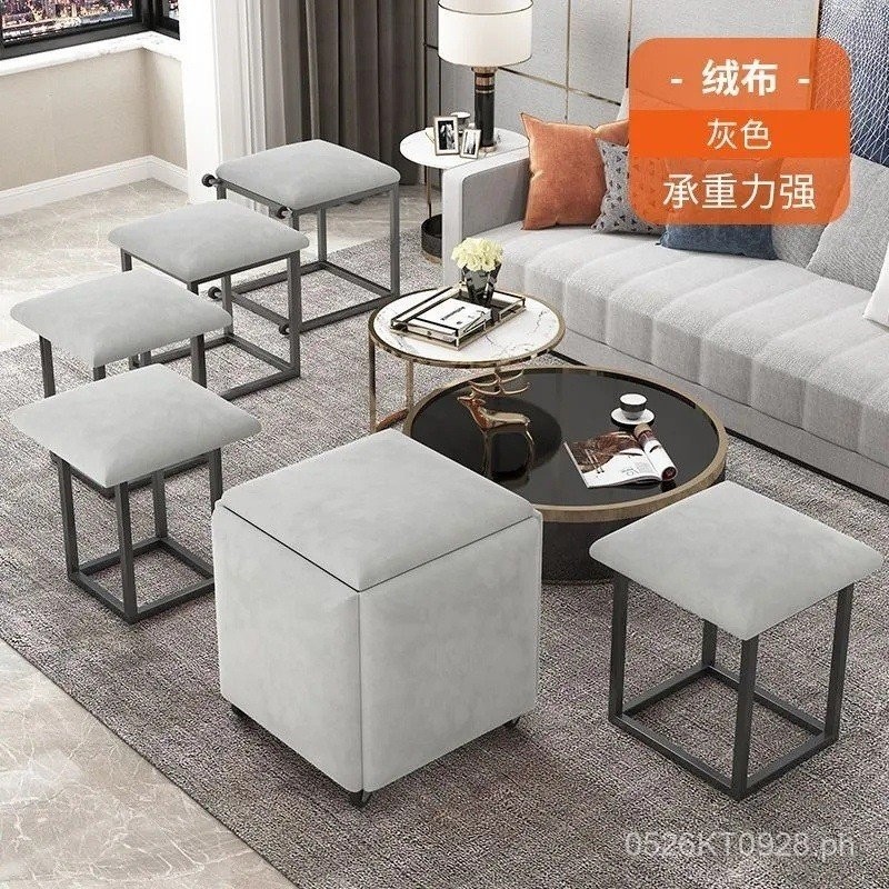 Trendy Combination Living Room Small Stool, Foldable Sofa Multi ...