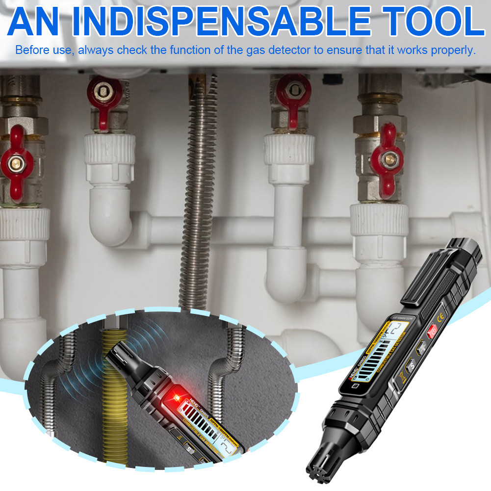 Combustible Gas Detector Natural Gas Leak Detector with Audible and ...