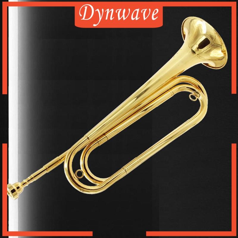 [Dynwave] Scout Bugle Cavalry Trumpet, Adjustable, 7C Mouthpiece, Music ...