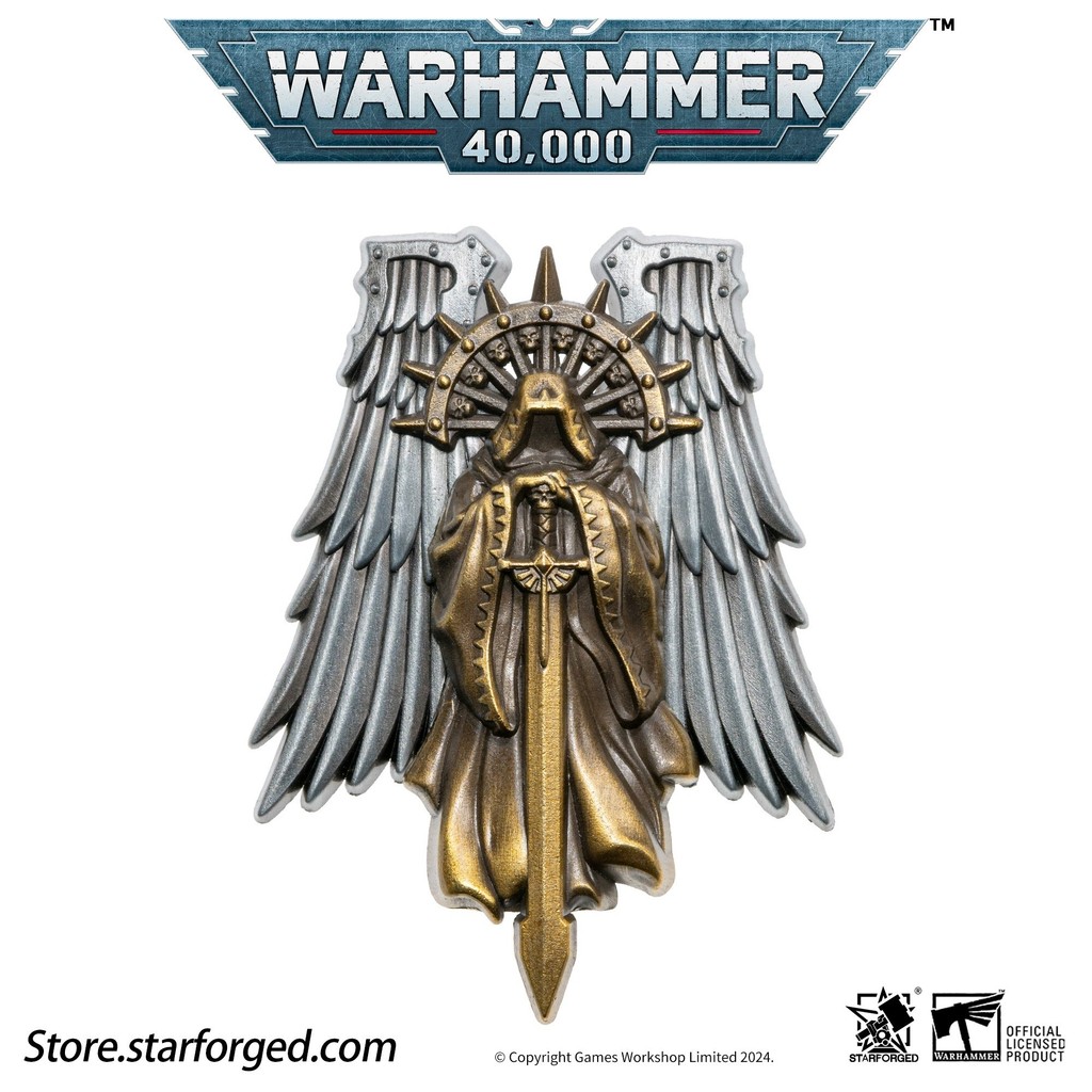 Dark Angel Badge, Warmaster, Inquisitor Badge, Brooch, Warhammer40K ...