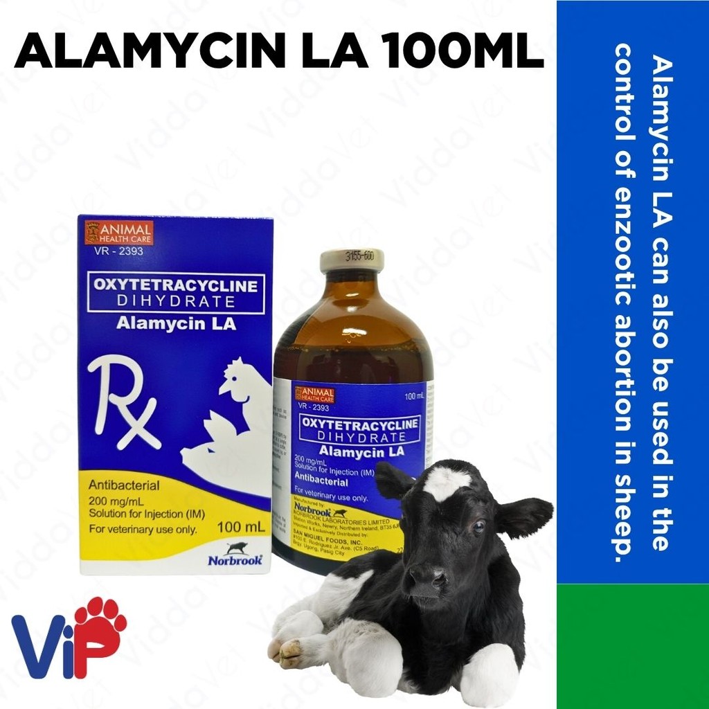 100ml Alamycin LA gamot sa pagsusuka at pagtatae ng Baboy | Shopee ...