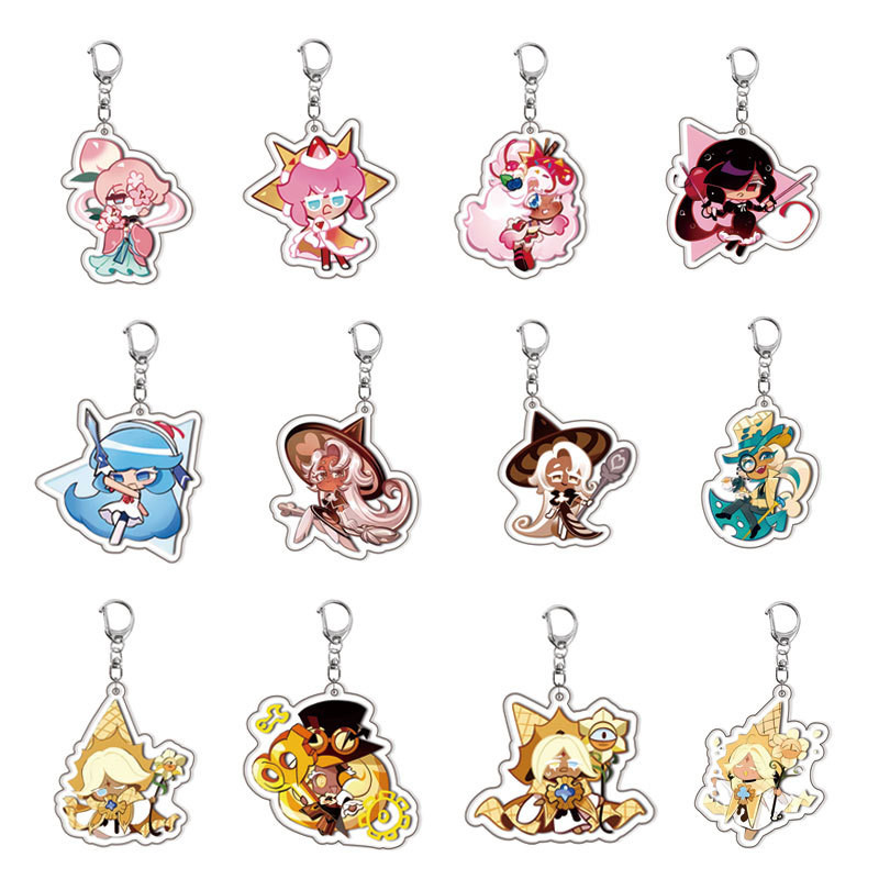 Cookie Chibis Keychains For Accessories Bag Shadow Milk Pure Vanilla ...