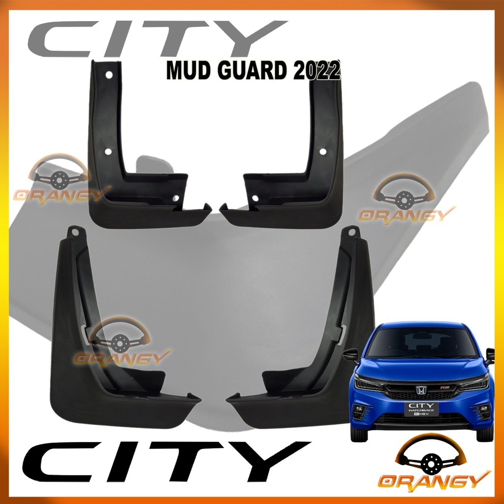 Honda City Hatchback 2022 to 2025 OEM Mudguard w/ 8PCS SCREWS Mud Guard ...