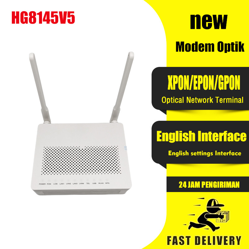 NEW Gigabit HG8145V5 ONU EPON/GPON/XPON FTTH modem router with wifi ...