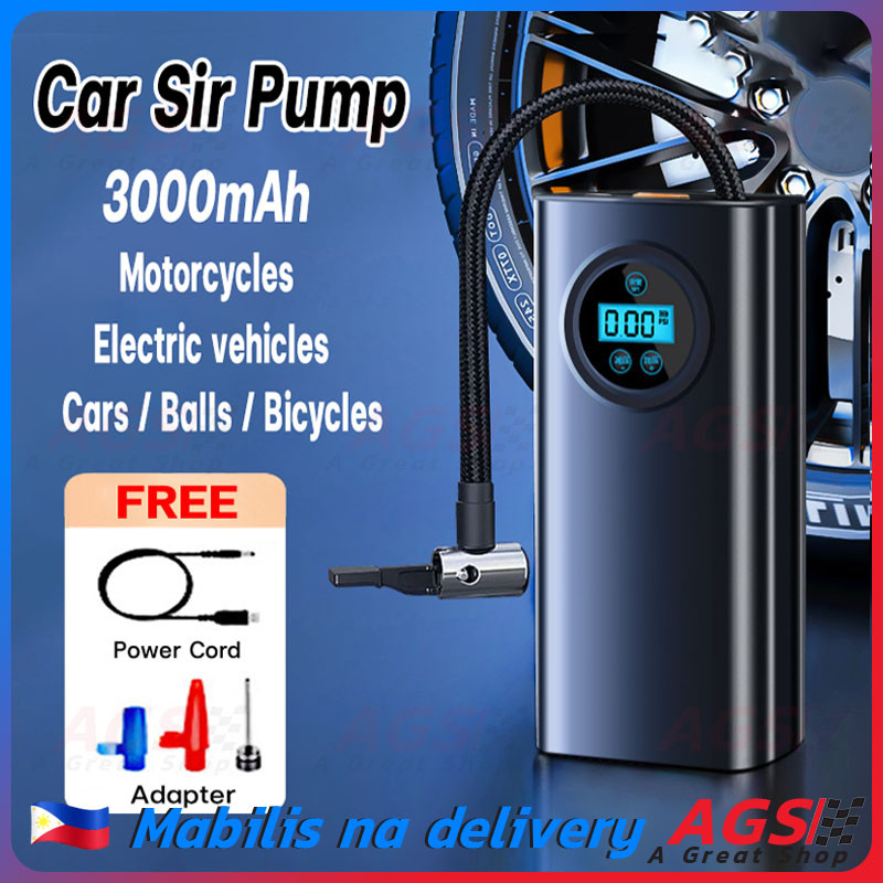 Portable Tire Inflator Air Pump For Motorcycle Car Bike Pump Electric ...