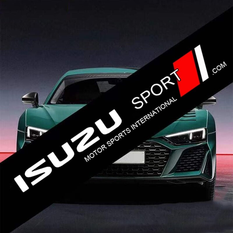 Car Front Rear Windshield Sticker For Isuzu Panther Elf Traga Dmax Mux ...