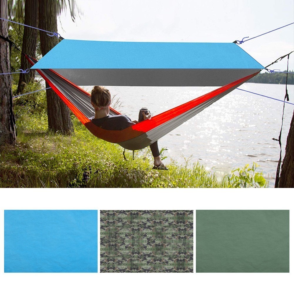 [COD]-Waterproof Tent Tarp Rain Sun Shade Ham-mock Shelter Camping ...