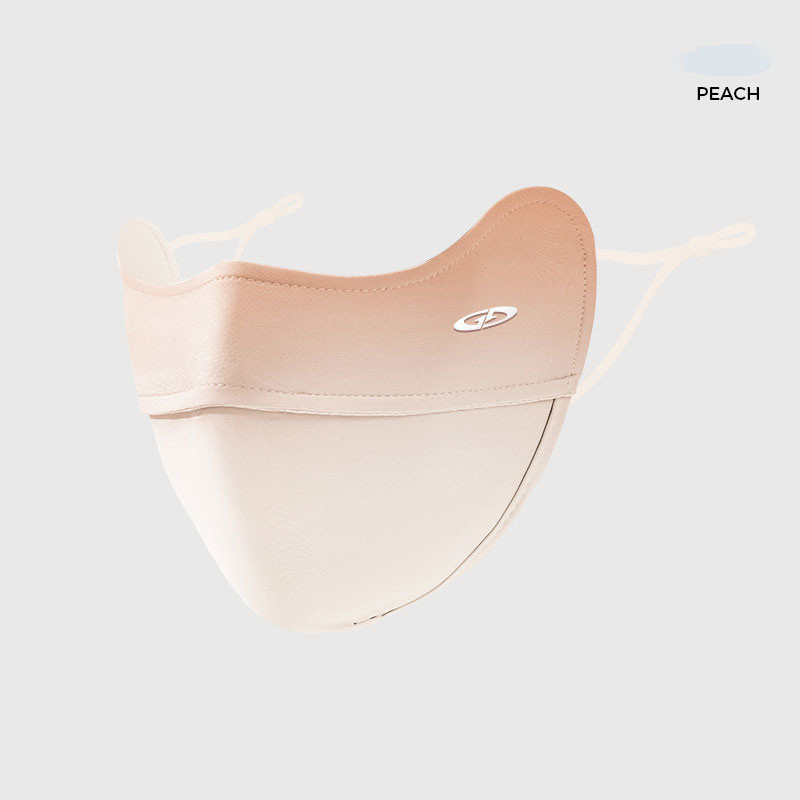 TBPH Summer Ice Silk UV Protection Face Mask For Men, Outdoor Sun ...