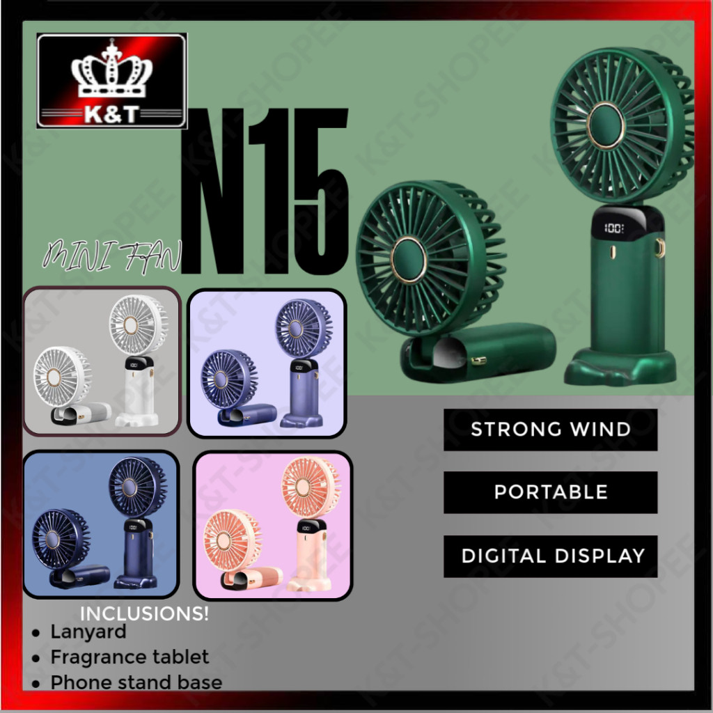 F56 Fan Portable and Powerful Cooling USB-Powered Convenience Rechargeable Mini Fan | Shopee ...