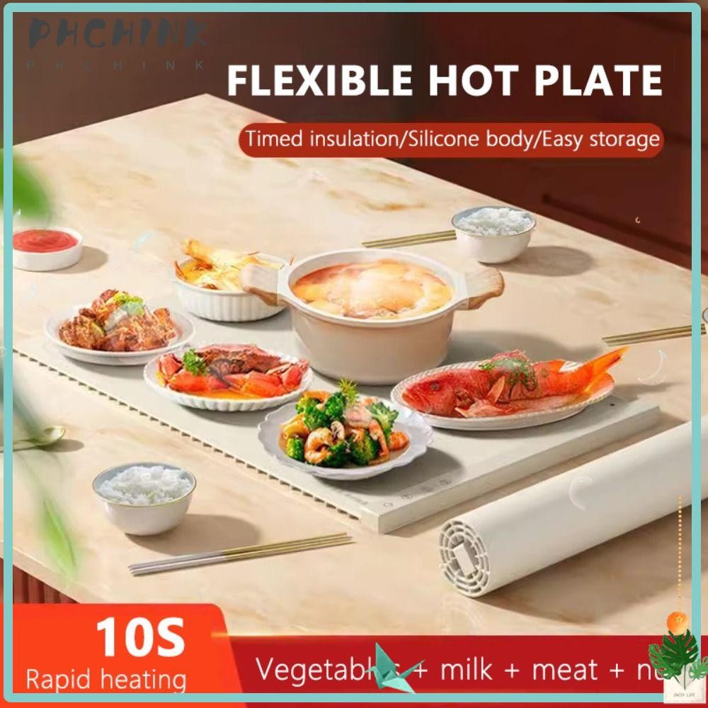 CHINK Electric Warming Tray, with Adjustable Temperature Full Surface ...