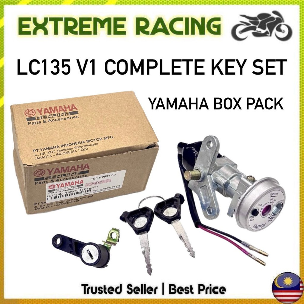 Yamaha Box Pack - LC135 135LC LC 135 V1 Main Switch Key Set Ignition ...