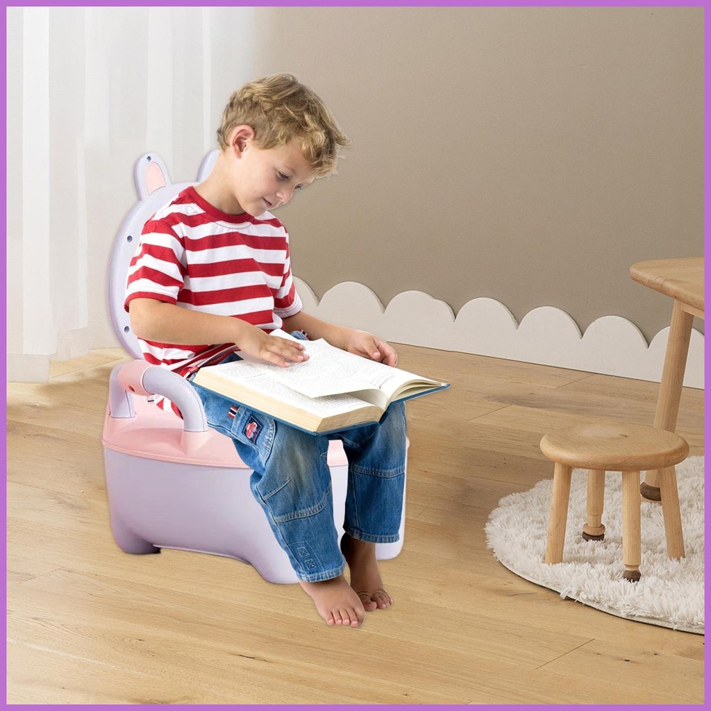 Potty Chair Travel Potty Trainer with Urine Guard and Back Support ...