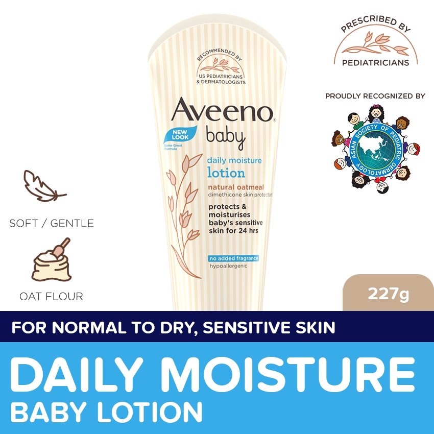Aveeno Baby Daily Moisture Lotion 227g | Shopee Philippines