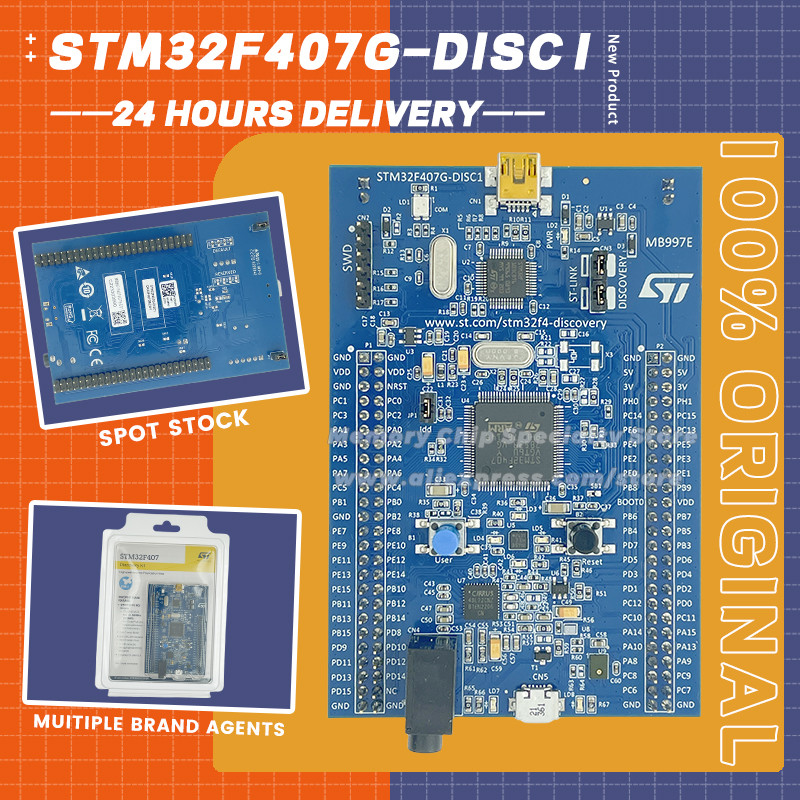 1PCS/LOT! STM32F407G-DISC1 STM32F4DISCOVERY STM32F407VGT6 MCU Discovery Kit New | Shopee Philippines