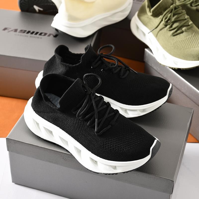 2025 Summer Lightweight Breathable Men's Flying Woven Mesh Surface Anti ...