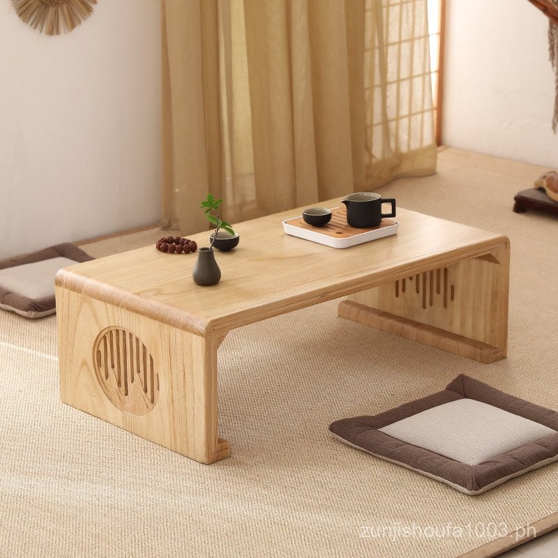 New Chinese Style Tatami Small Tea Table Bay Window Table Japanese Zen ...