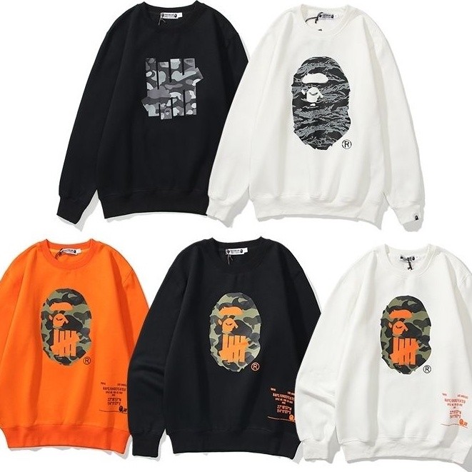 BAPE Shark Hoodie Unisex Streetwear Fashion Couple Matching Set Ape ...