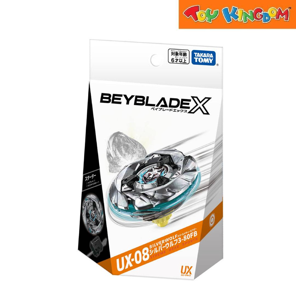 Beyblade X UX-08 Silver Wolf Xtreme Gear Sports | Shopee Philippines