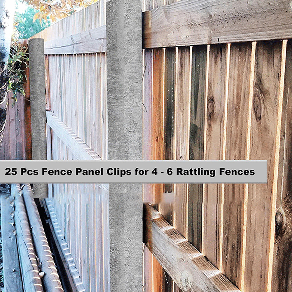 Fence Panel Grips Clips Anti Rattle Fence Clips For Home Use | Shopee ...