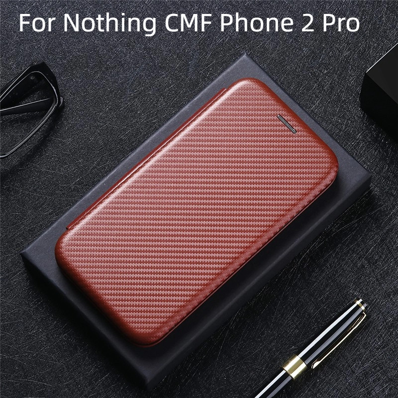 For Nothing CMF Phone 2 Pro Case Luxury Carbon Fiber Texture Auto ...