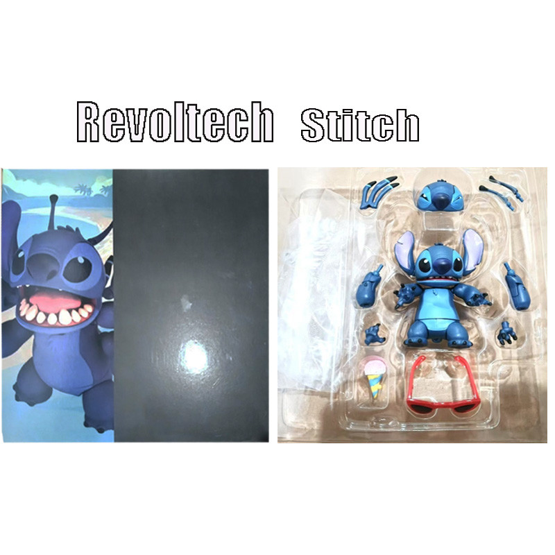 Disney Stitch Revoltech Articulado Action Figure Model Toy | Shopee ...