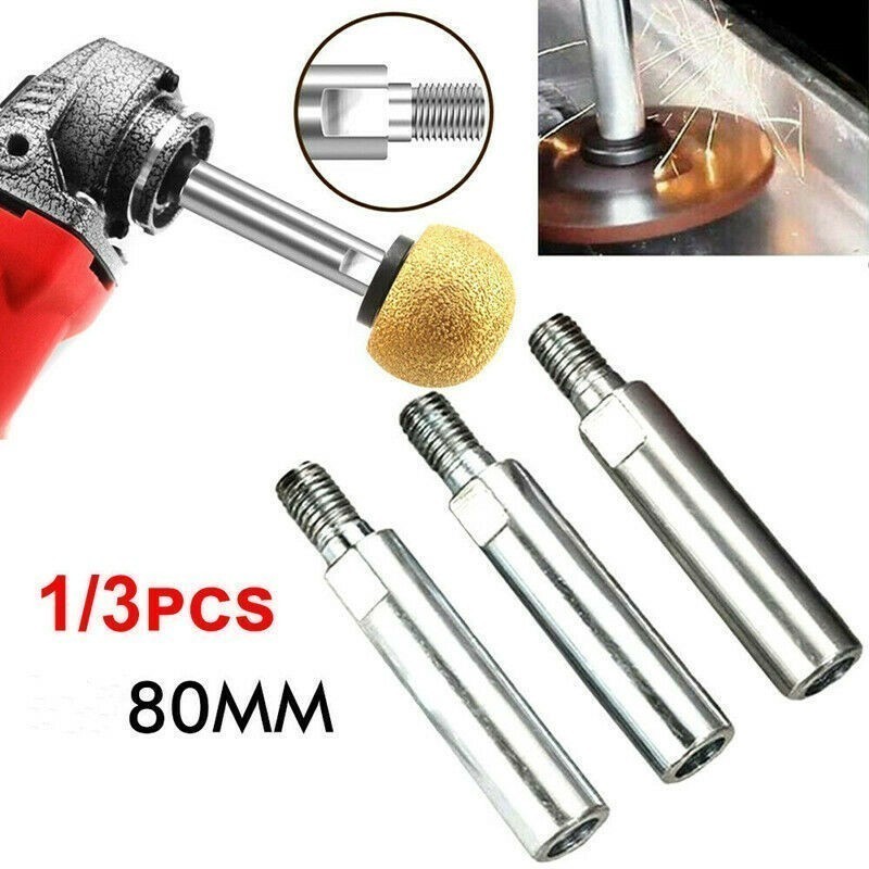 【DRHT】1/3pcs Angle Grinder Extension Connecting Rod M10 Thread Adapter ...
