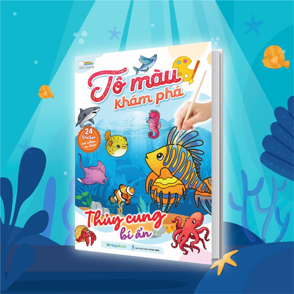 Discovery Coloring Book - Clear Green Lake [HCM Bookstore] | Shopee Philippines