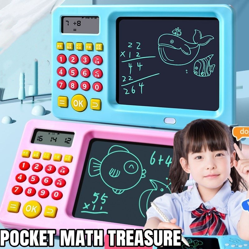 Kids Handwriting Board Smart Math Learning Machine kids Children Arithmetic Practice Drawing ...