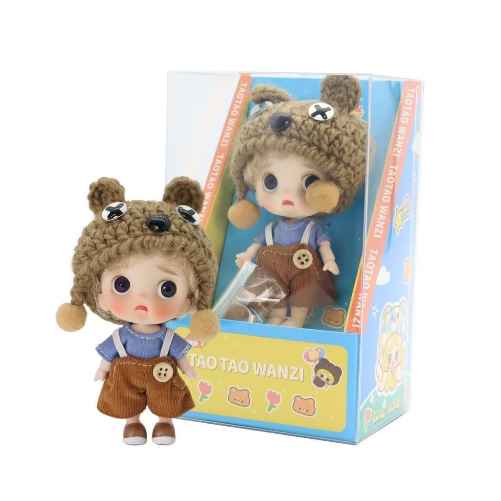 Genuine Peach Maruko 12cm Doll Multi-Joint Interchangeable Surprise ...