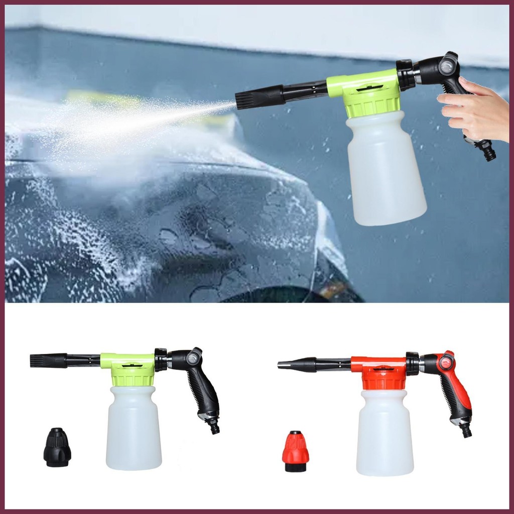 Snow Foam Cannon Garden Foam Sprayer with Foam Bottle Transparent ...
