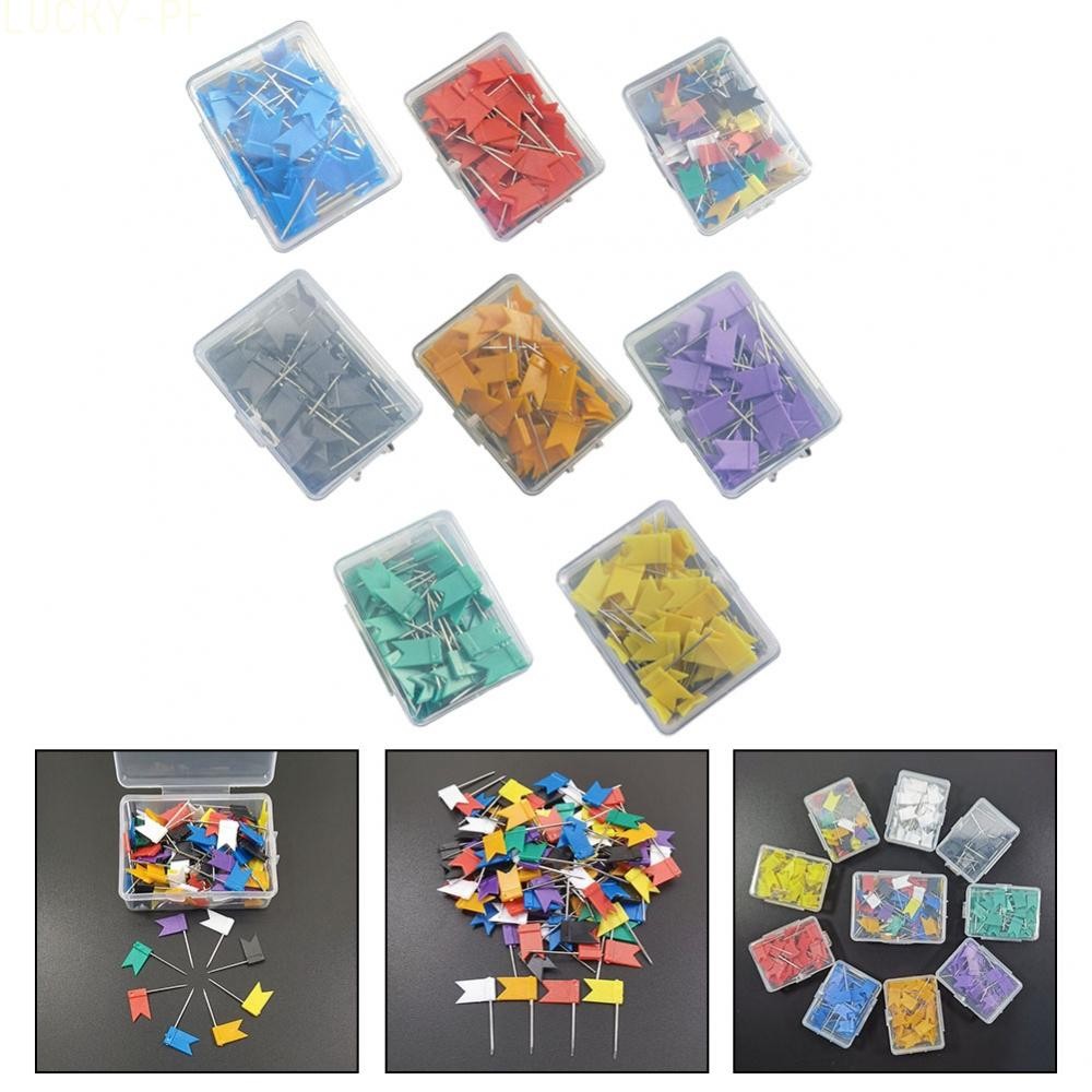 LUCKY~Bulletin Board Message Paper Fixing Pins Tacks Ful Tacks Green ...