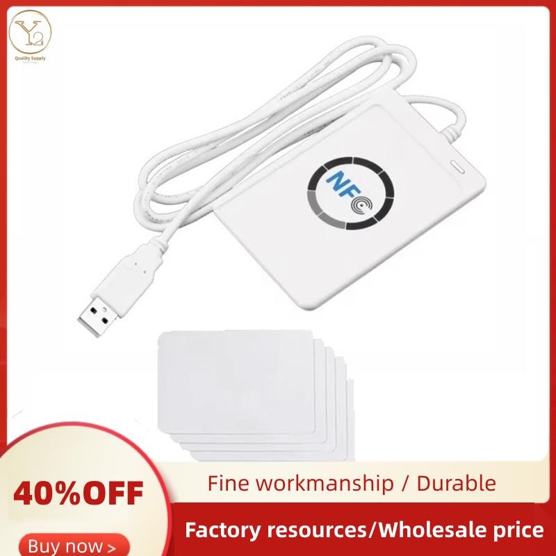 ACR122U RFID IC Smart Card Reader Duplicator +5XCUID Card Writer Copier ...