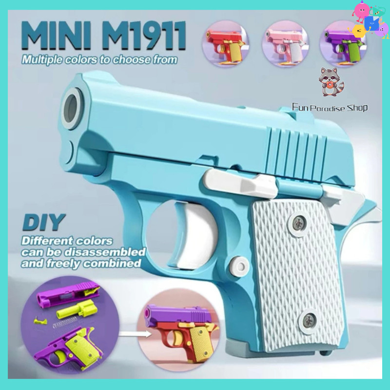 3D Toy Guns Mini Turnip Carrot Gun Models Multiple Colors Children's ...